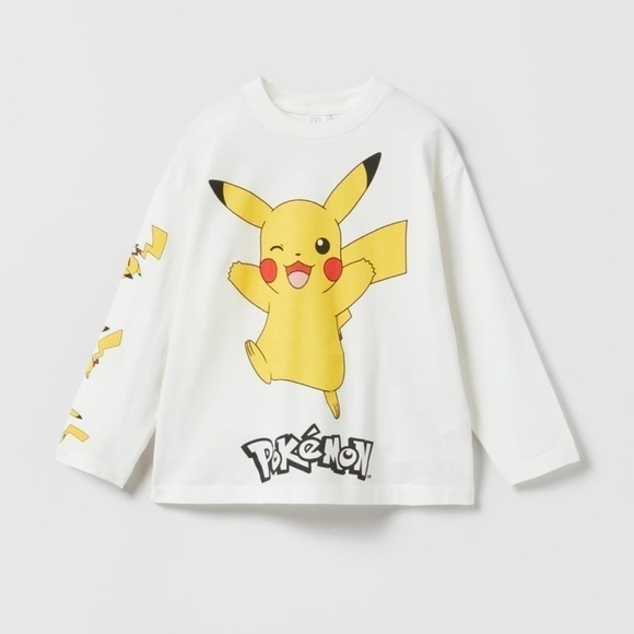 Zara | Shirts & Tops | Zara Pikachu Top | Poshmark